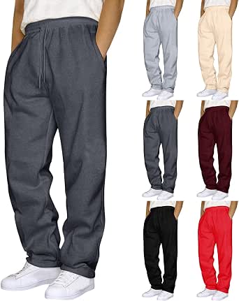 Amazon.com: Cargo Pants for Men, Men's Cargo Sweatpants Casual Joggers ...
