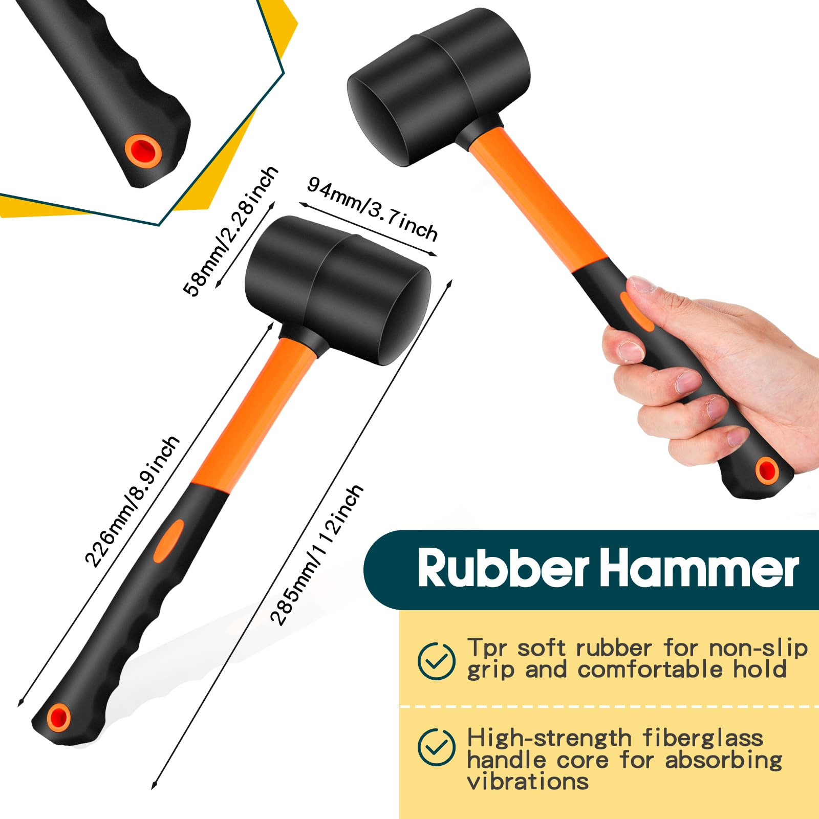 Lasnten 46 Pieces Laminate Wood Flooring Installation Kit with 40 ...