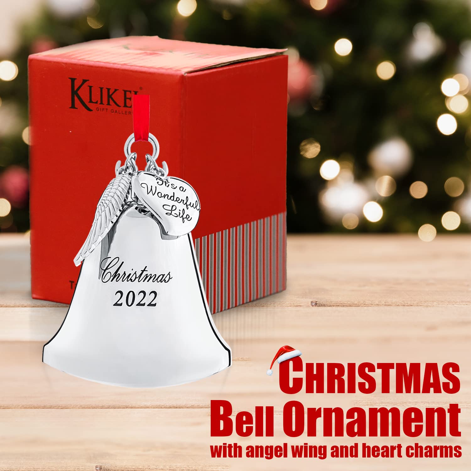 Snapklik.com : Klikel Christmas Bell Ornament 2022 - Its A Wonderful ...
