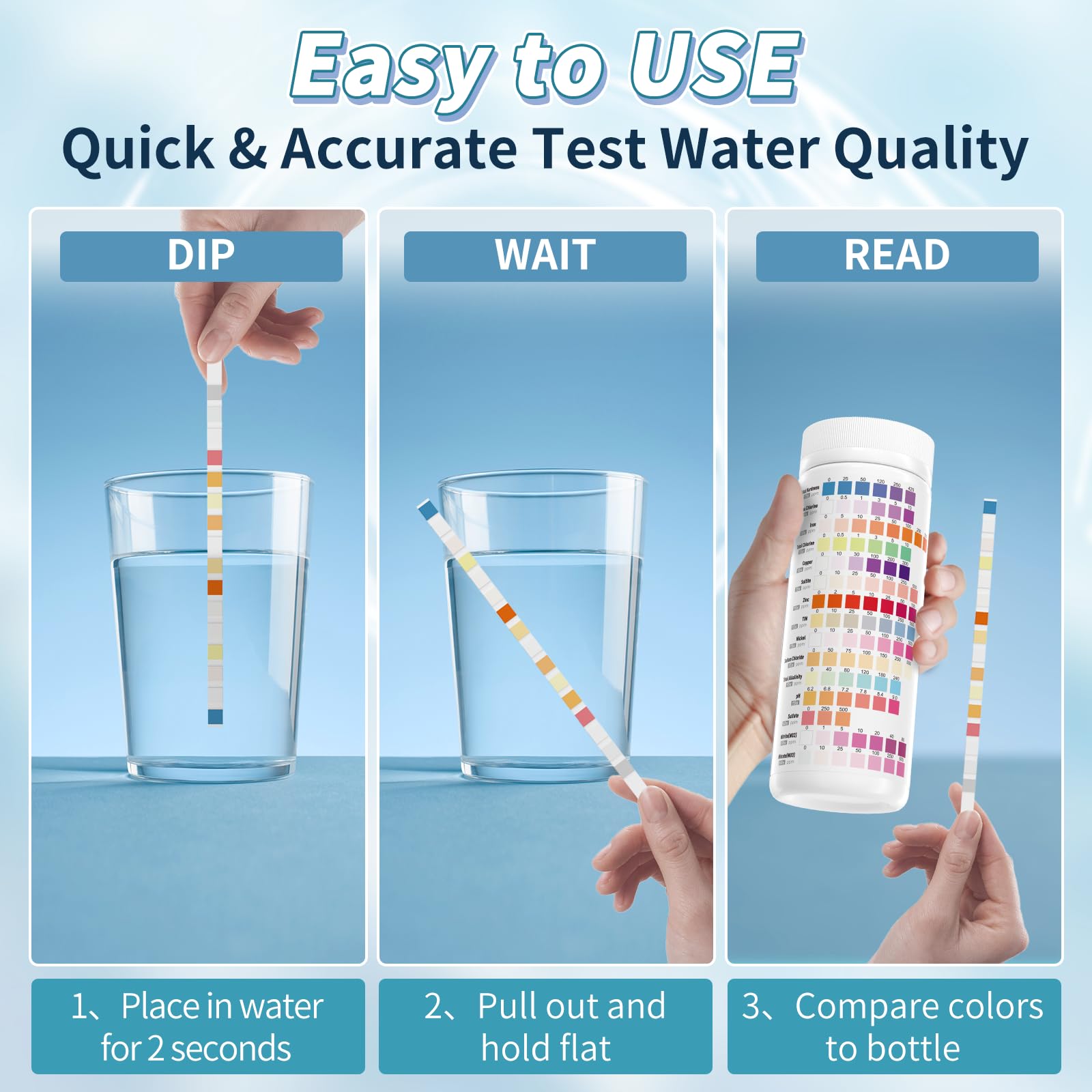 Snapklik.com : EASYTEST 20 In 1 Drinking Water Test Kit - Well Water ...