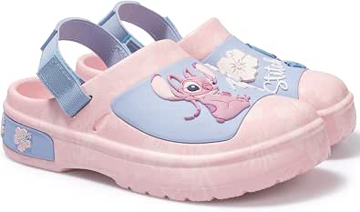 Amazon.com | Disney Stitch and Angel Clogs-1 Light Blue | Clogs & Mules