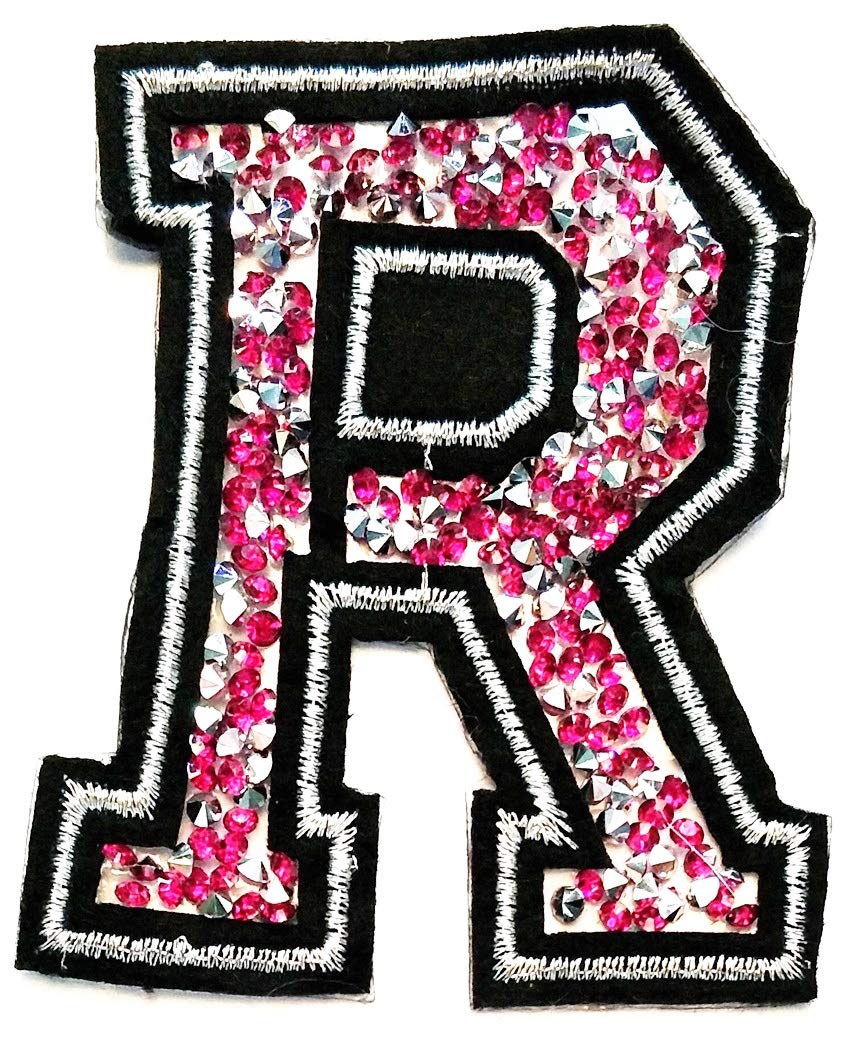 The Letter R In Pink Diamonds