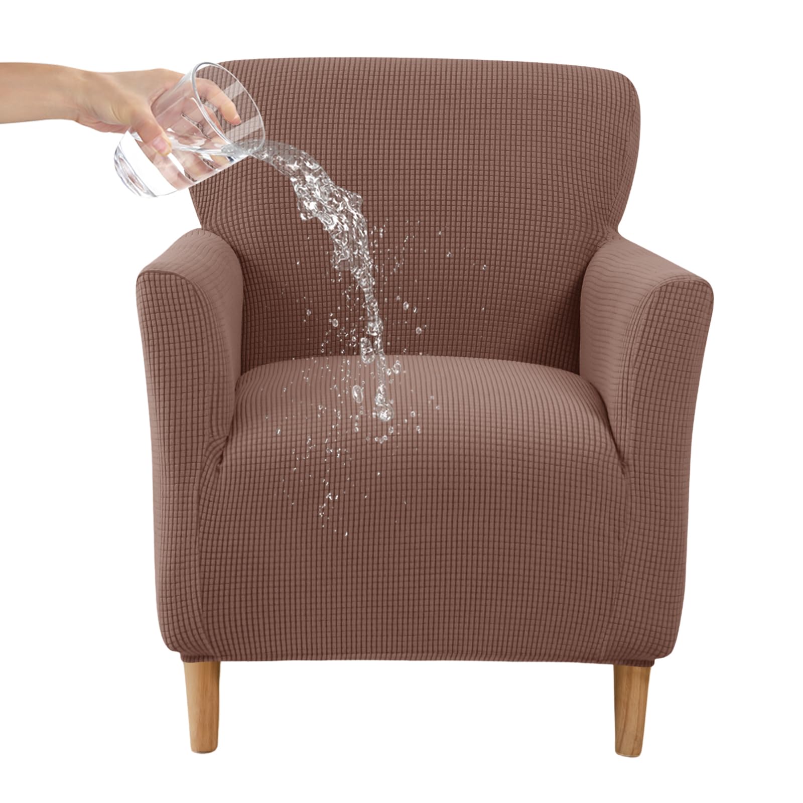 Amazon.com: CRFATOP Stretch Mid Century Modern Armchair Slipcover 1 ...