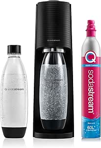 Amazon.com: SodaStream Terra Sparkling Water Maker Machine, with 1 Litre Reusable BPA-Free Water ...