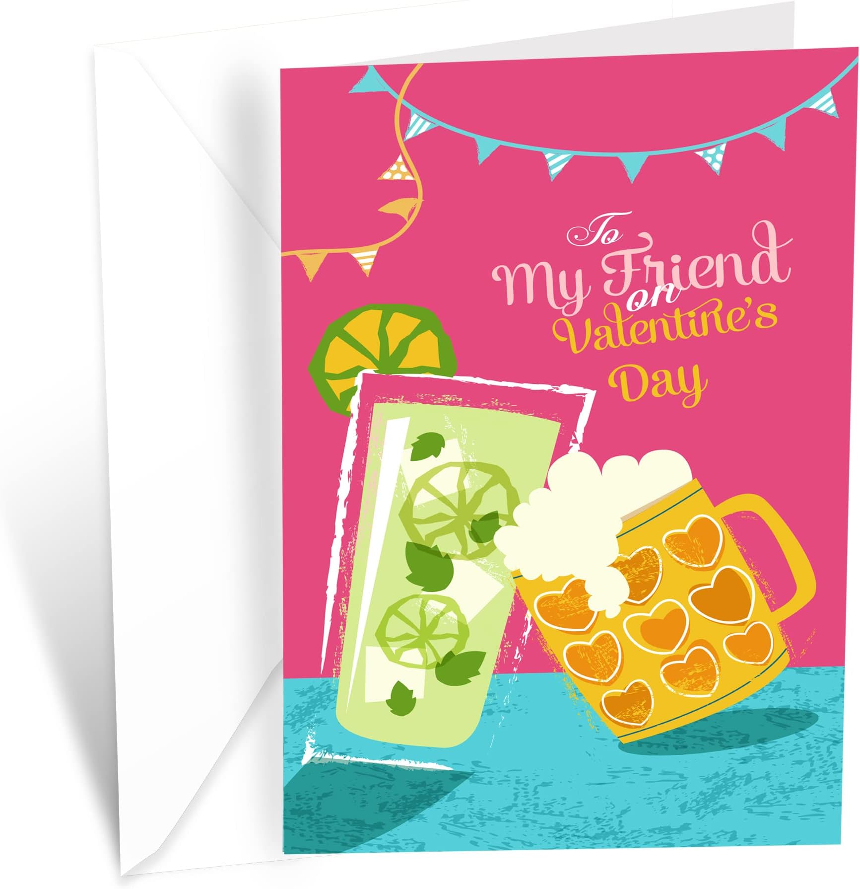 Amazon.com : Prime Greetings Friend Valentine's Day Card, Made in ...