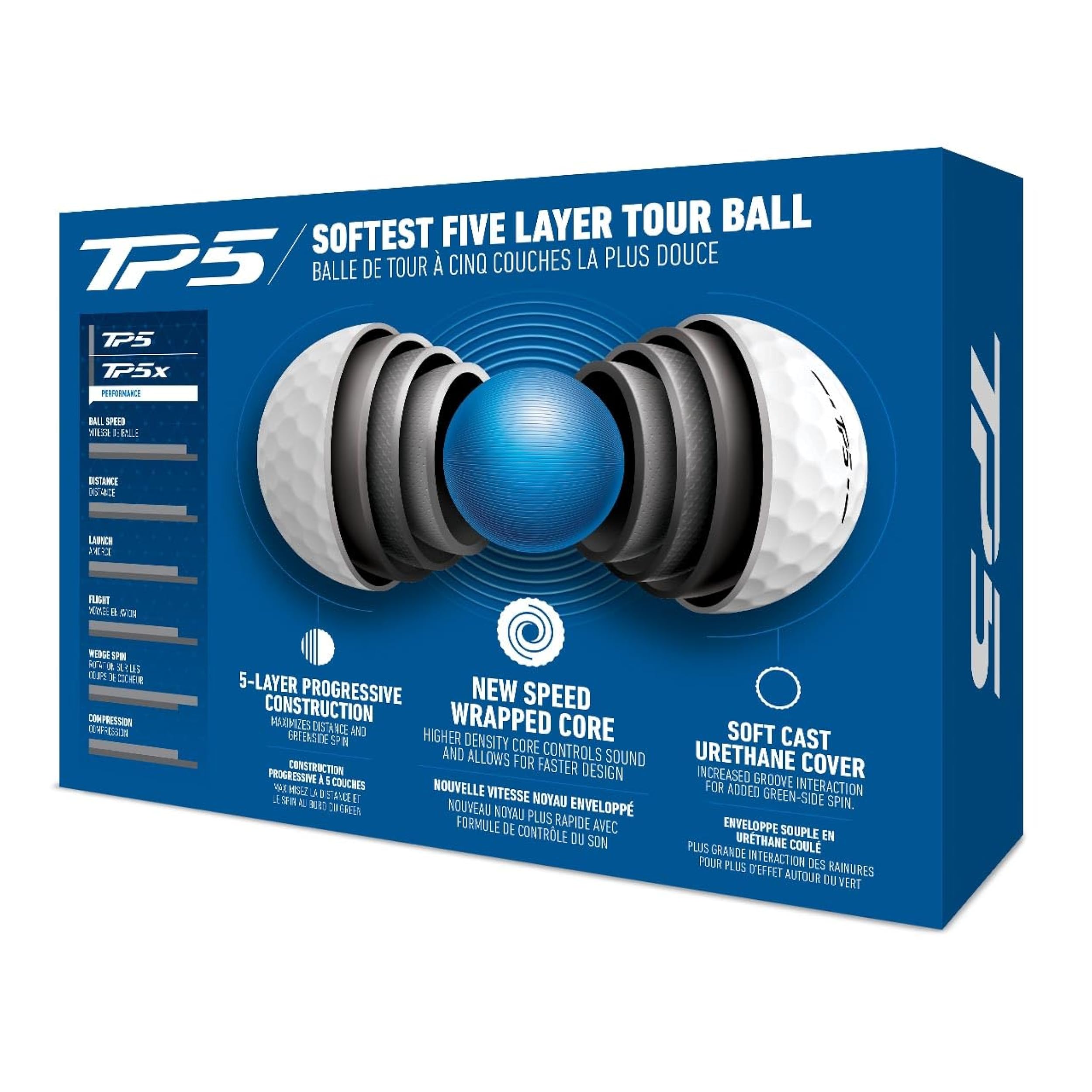 Snapklik.com : Golf 2024 Symbol TP5 ROCKETPOP GOLFBALLS ONE Dozen