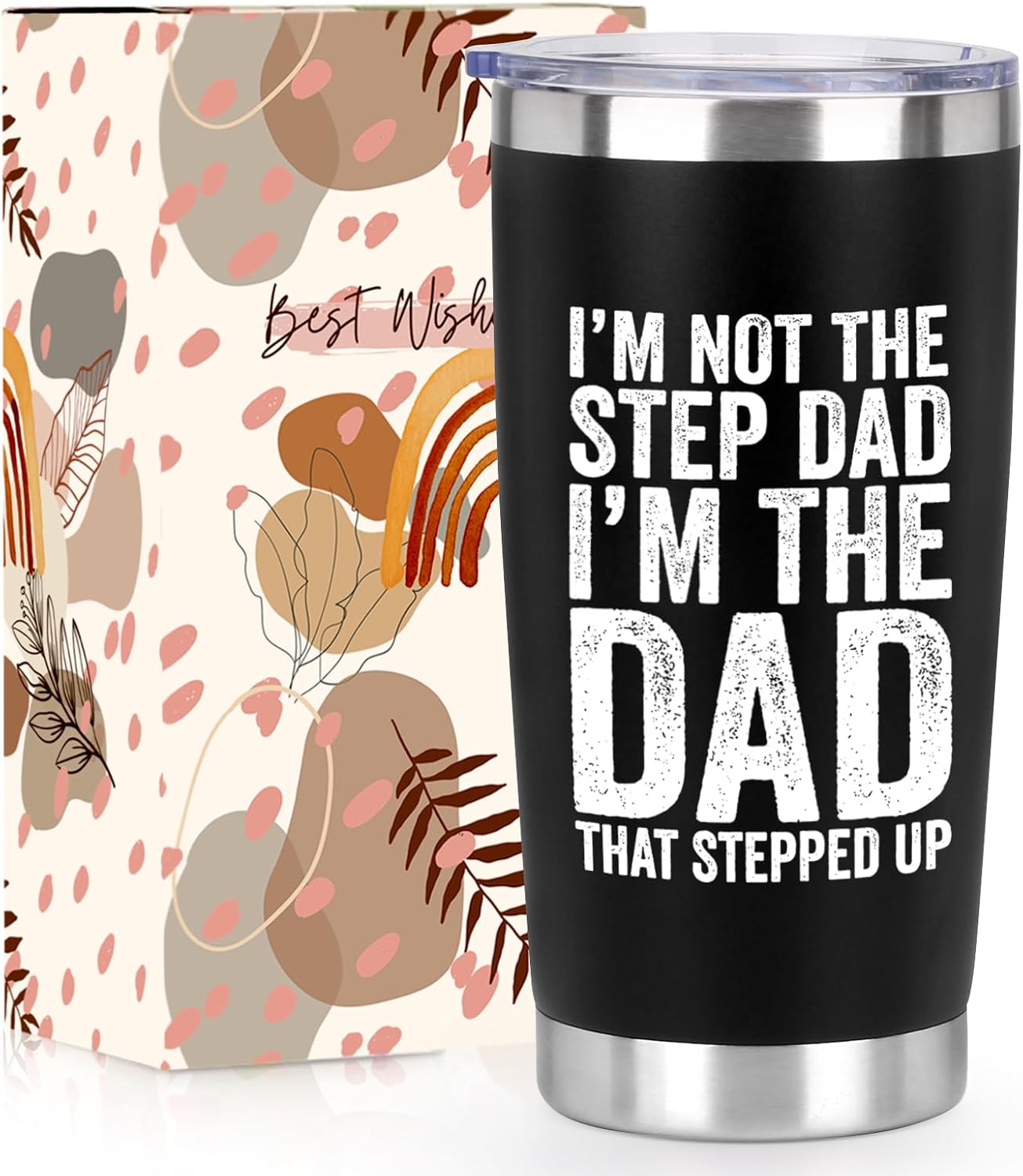 Amazon.com | Jakayla Step Dad Gifts, Stepped Up Dad Gifts, Funny Step ...