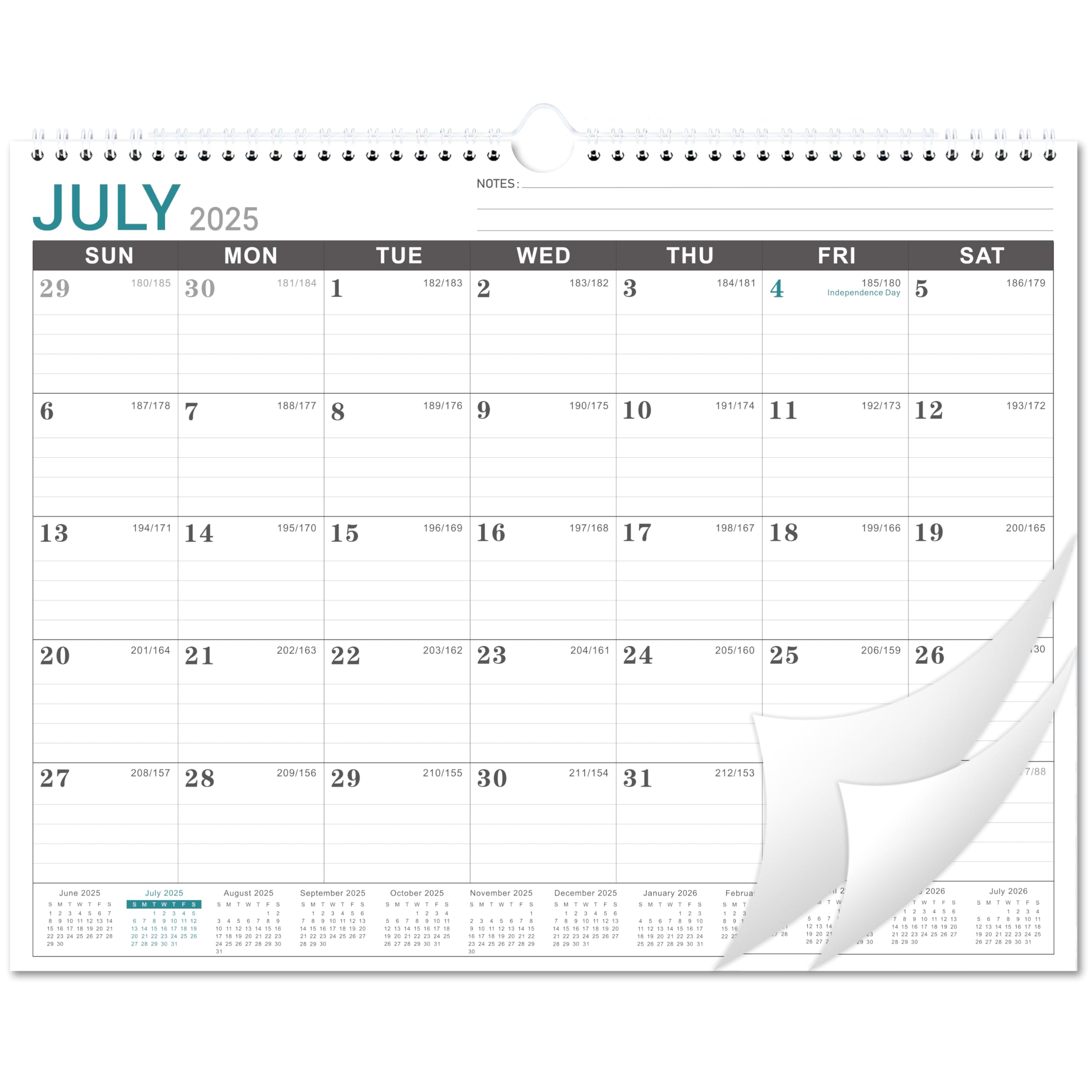 Snapklik.com : 2025-2026 Calendar - 2025-2026 Wall Calendar From Jul ...