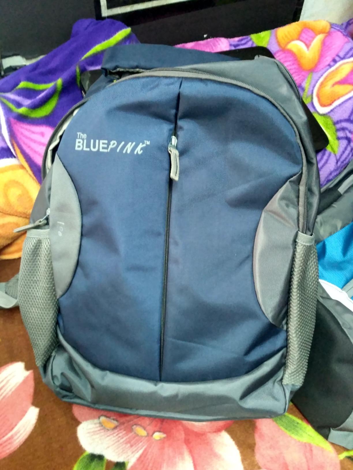 Buy Dussledorf Leonardo 22 Liters Blue and Grey Laptop Backpack (LEO ...