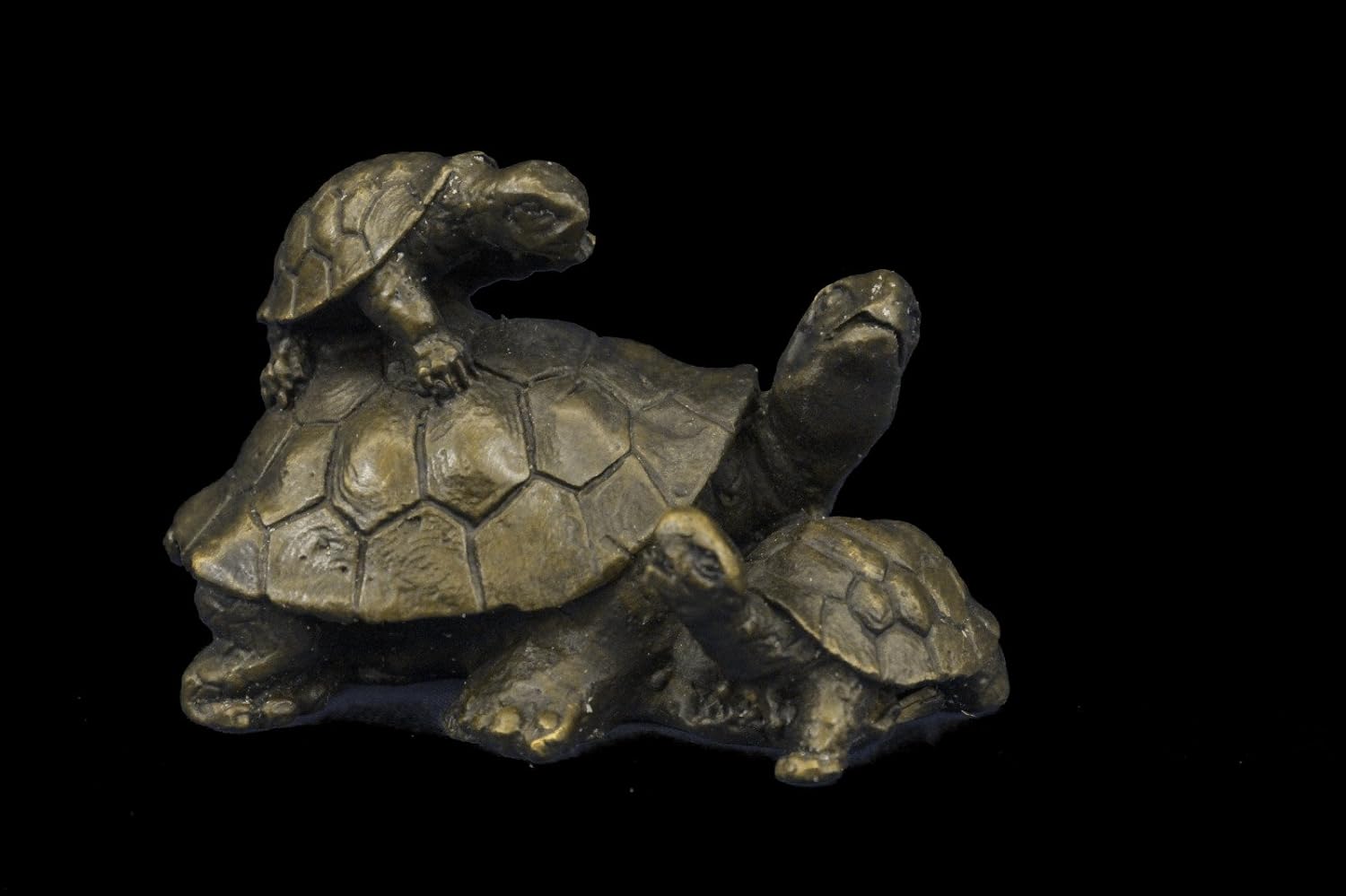 Vienna Bronze Snapping Turtle Tortoise Collectible Figurine Sculpture ...