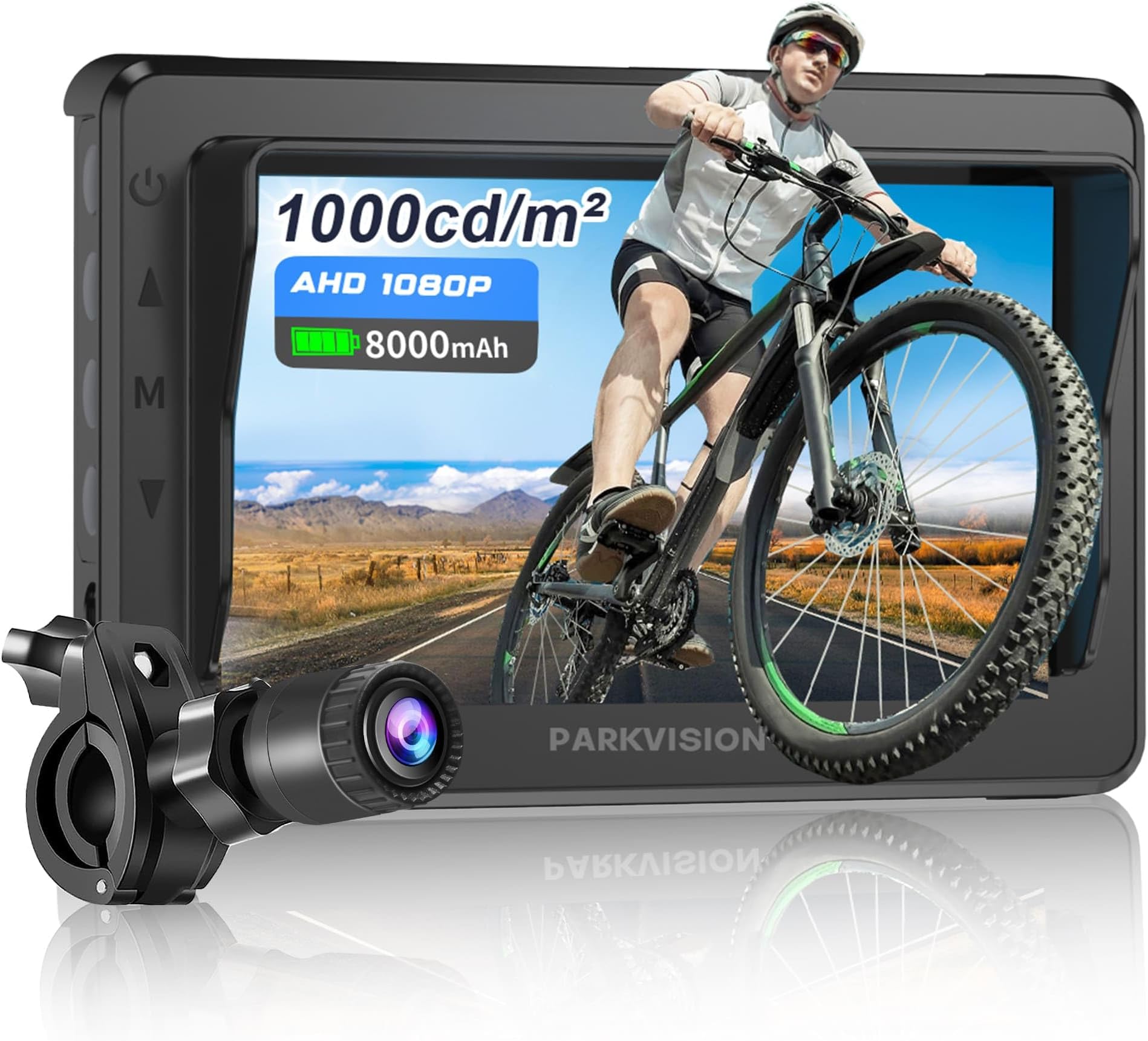 Amazon.com: VSYSTO Bicycle Rear View Camera, Bluetooth Phone Mode, WiFi ...