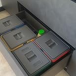 Elletipi PTC22 09050 2F C10 PPV Pattumiera Differenziata da Cassetto : Amazon.it: Casa e cucina