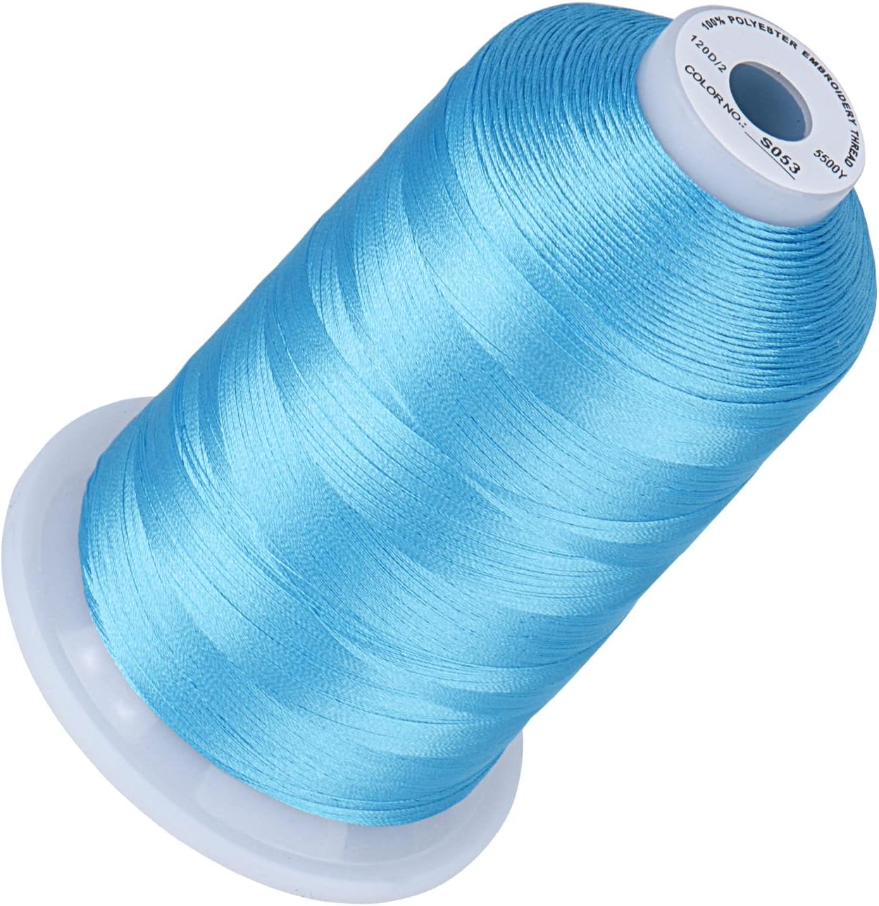 Amazon.com: Simthread 5500Yds Embroidery Thread, 5000M High-Yardage ...