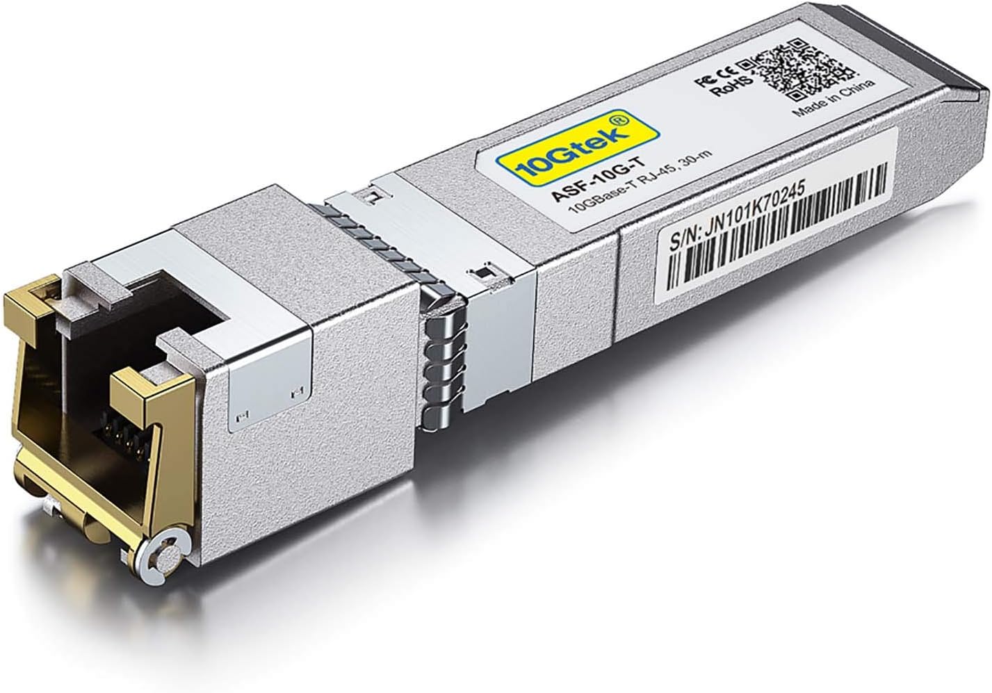 Amazon.co.jp: 10Gtek 10GBase-T SFP+モジュール, 10G-T, 10Gカッパー, RJ-45 SFP+ ...
