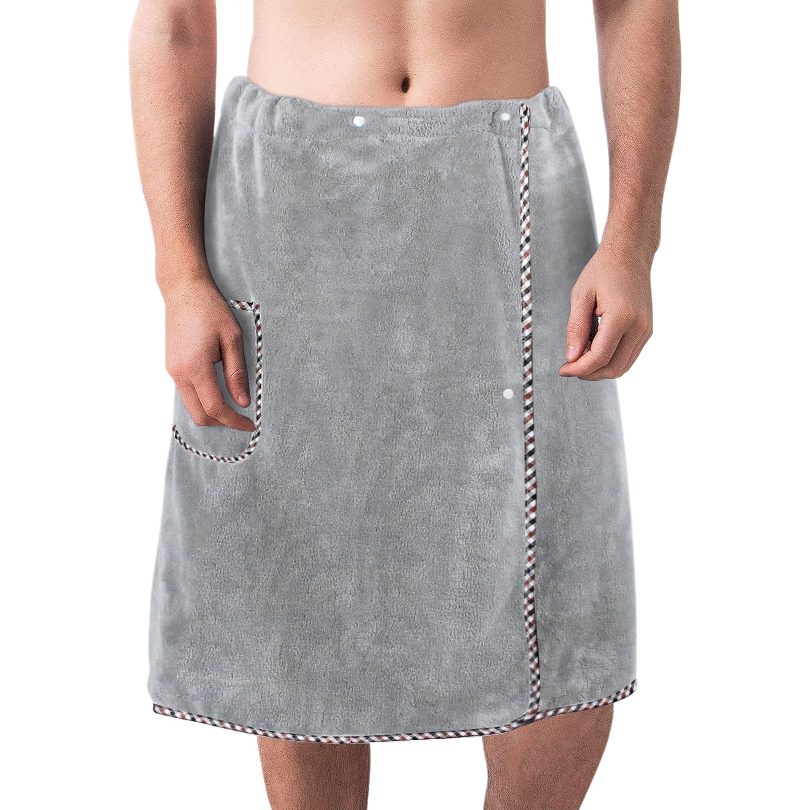 Amazon.com: GOSCHE Men’s Bath Towel Wrap, Body Towels for Shower ...