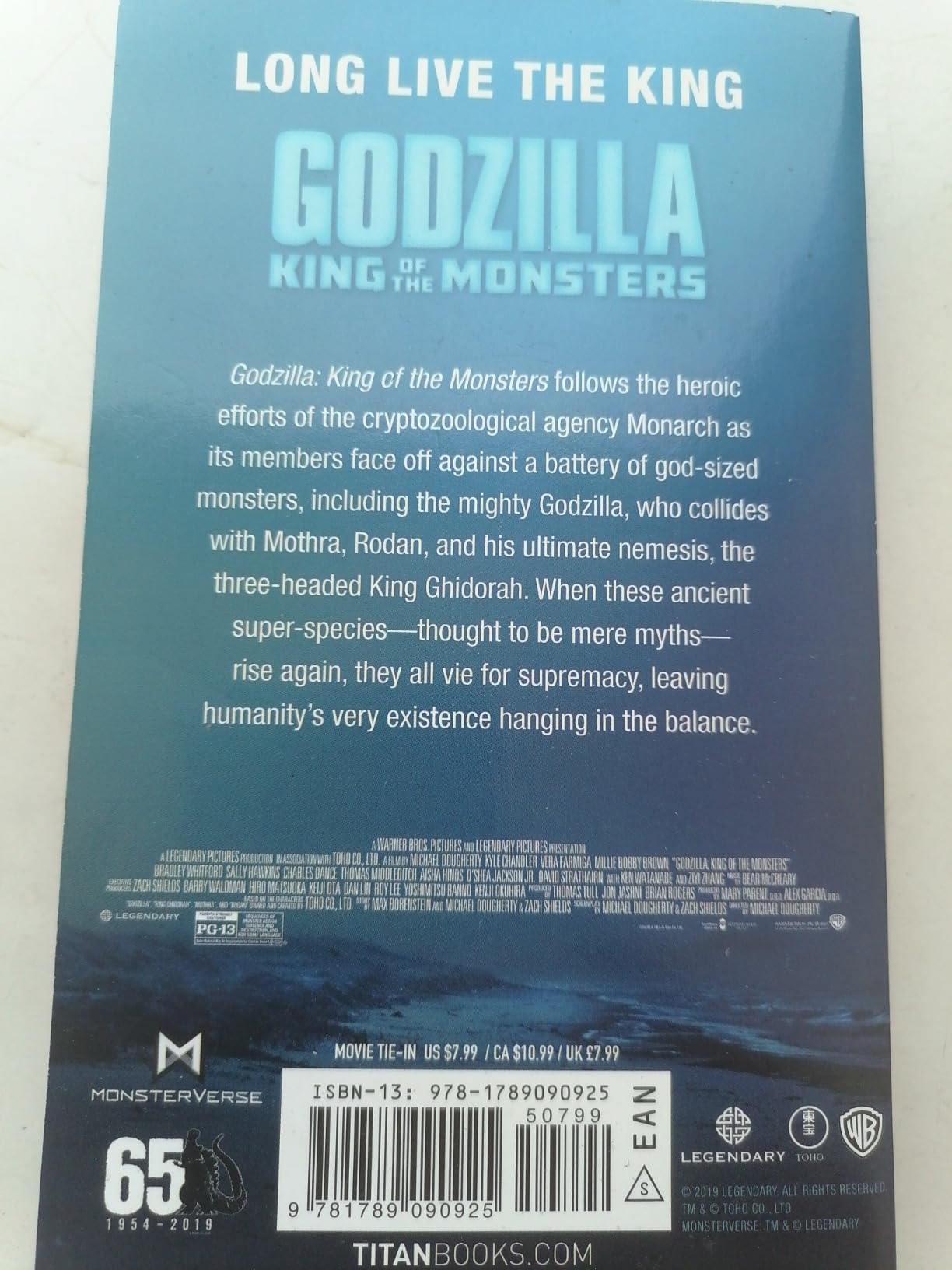 Godzilla: King of the Monsters: the Official Movie Novelization : Keyes ...