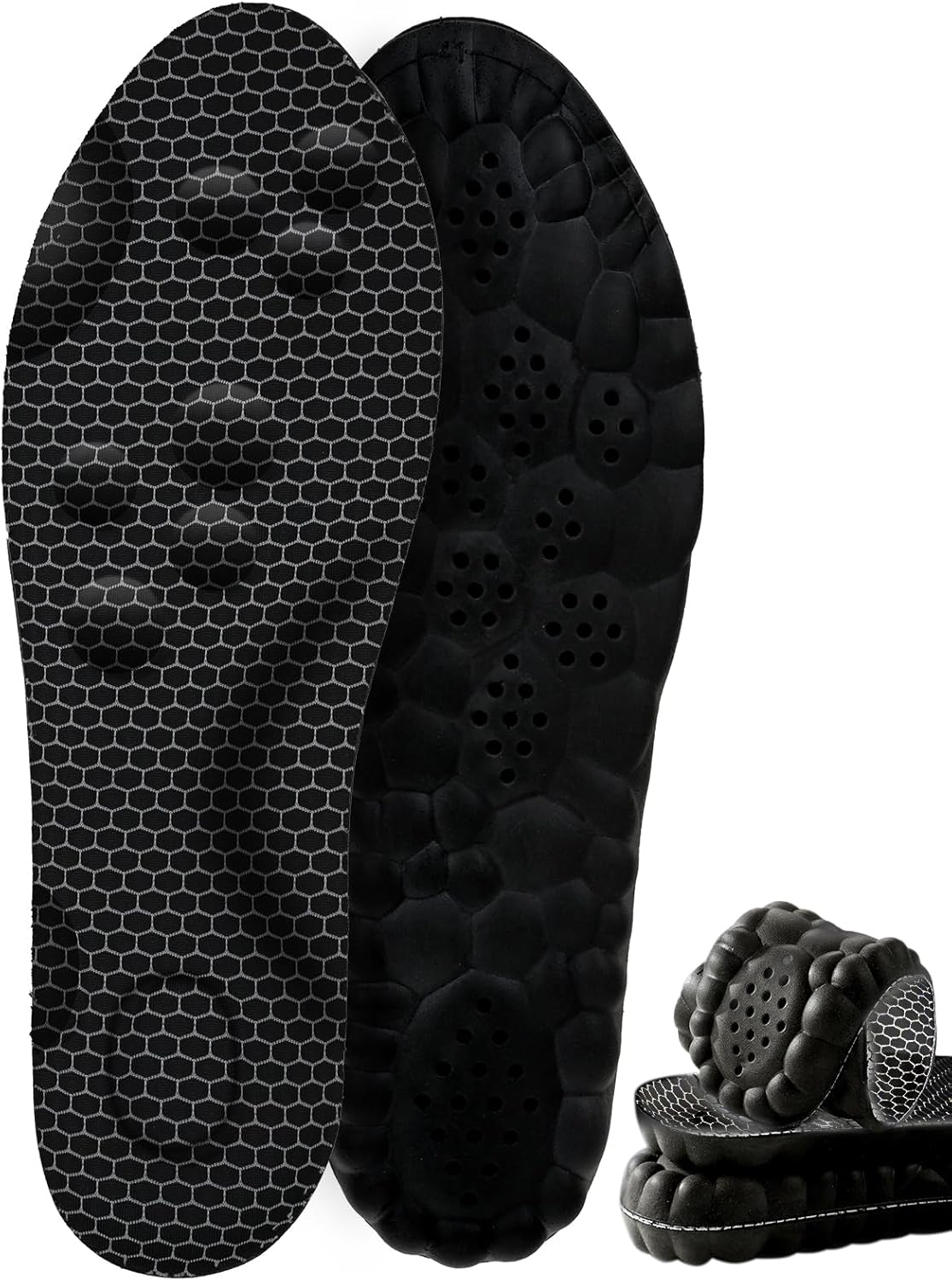 Amazon.com: MINIQ 4D Cloud Steppers Insoles for Men & Women - Comfort ...