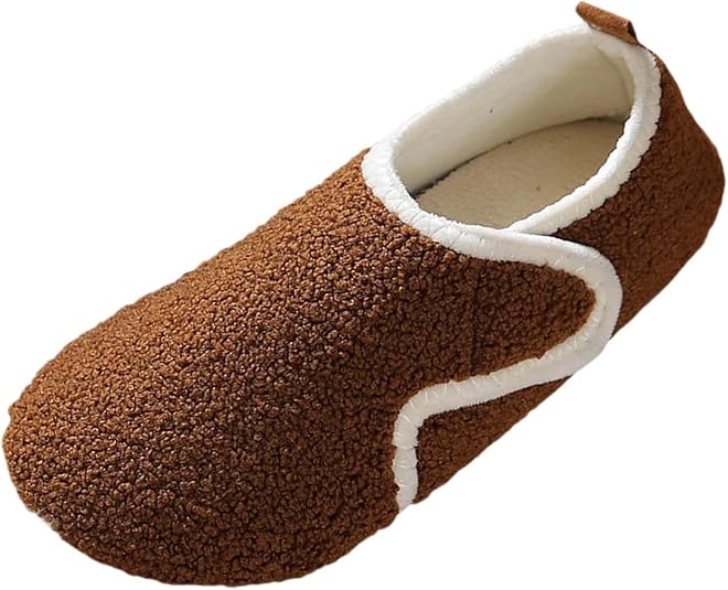 Amazon.com | House Slippers For Women Rubber Sole Indoor Outdoor ...
