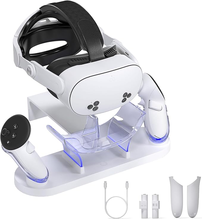 Amazon.com: Kuject Charging Dock for Quest 3 & Quest 3s, Fast Charging ...