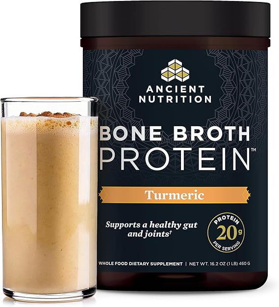 Amazon.com: Ancient Nutrition Grass Fed, Cage Free, Bone Broth Protein ...