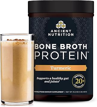 Amazon.com: Ancient Nutrition Grass Fed, Cage Free, Bone Broth Protein ...