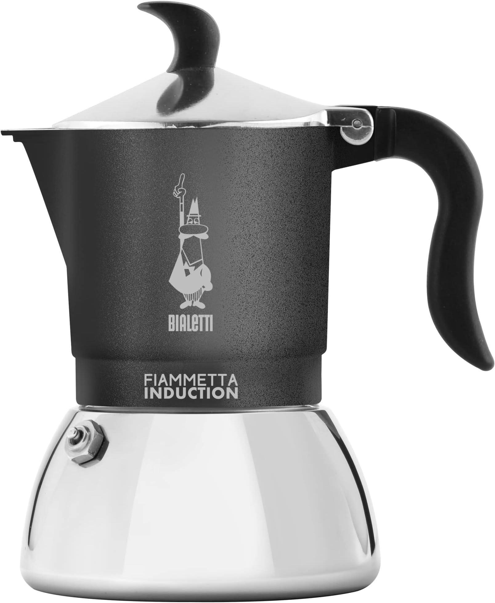 Amazon.com: Bialetti Fiammetta Moka Pot – 4 Cup Espresso Maker – Grey ...