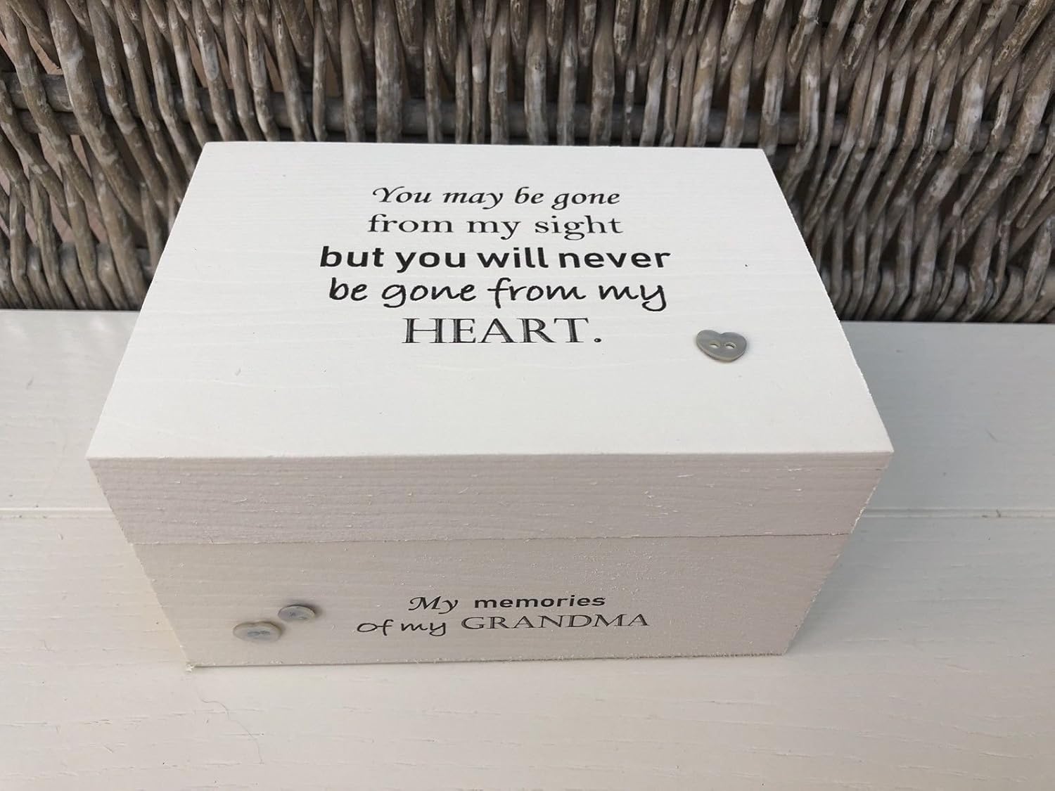 Shabby Chic Style Special Memory Box BEREAVEMENT in memory of A Grandma ...