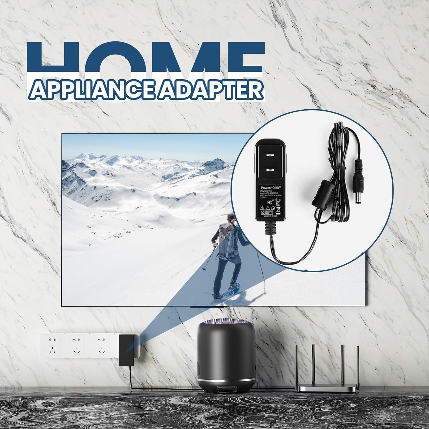 5V USB-C AC/DC Adapter Compatible with Airmoto BP198 Tire Inflator ...