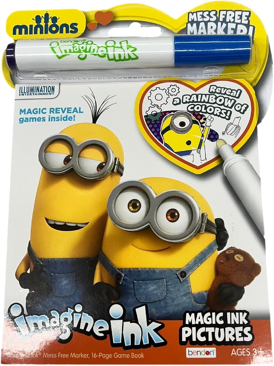 Minions Imagine Ink 16-Page Coloring Book Despicable Me (Minions ...