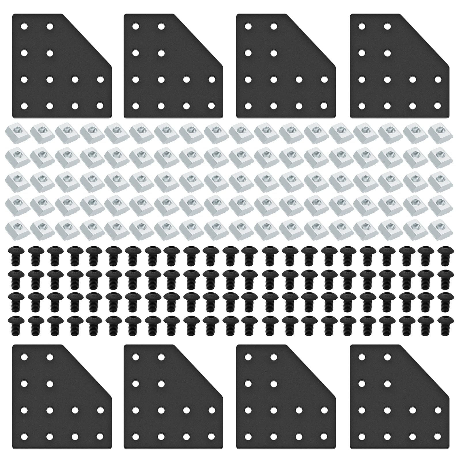 Snapklik.com : Seekliny 8pcs 2040 Aluminum Extrusion Joint Plate ...