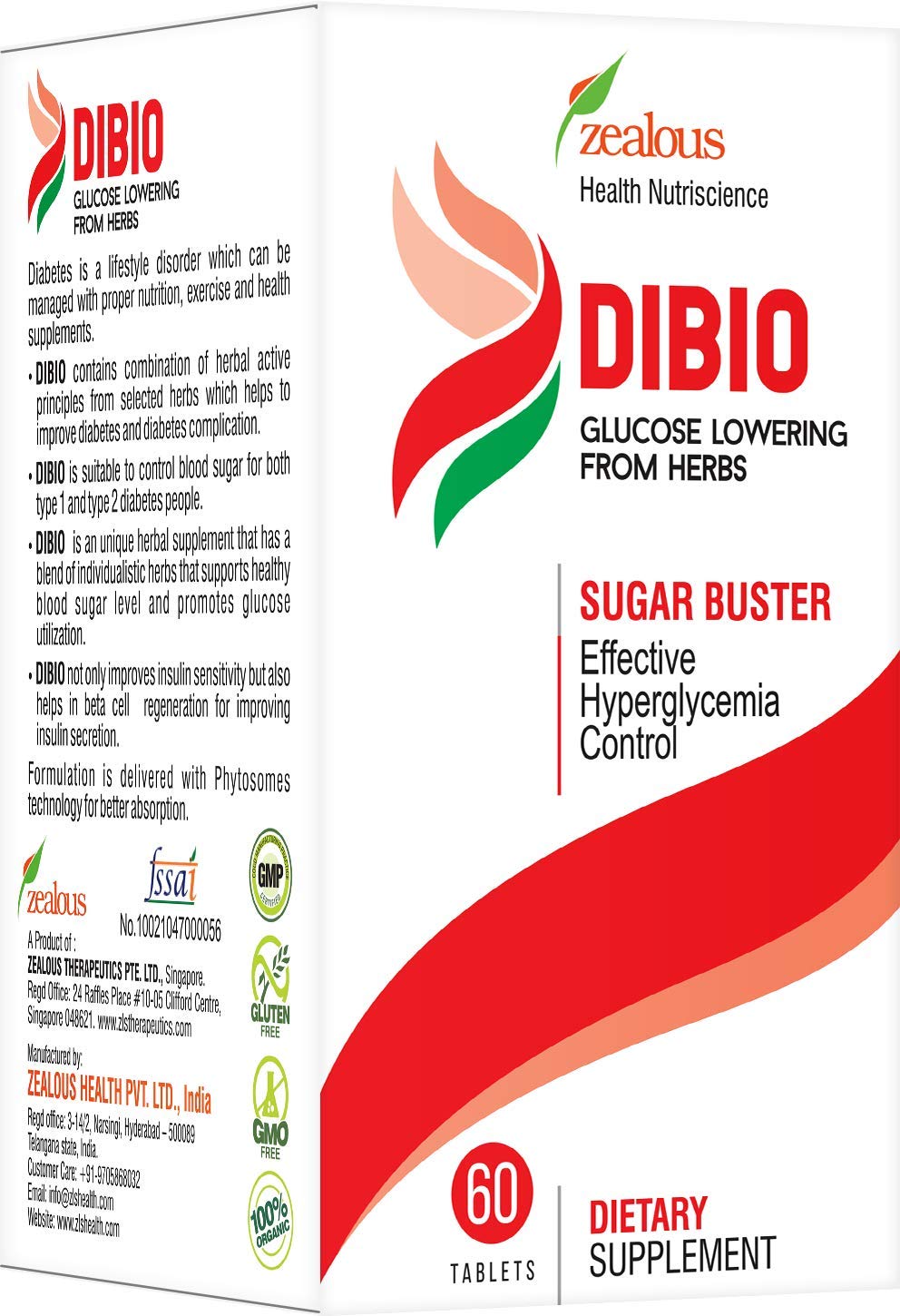 Buy Carbohydrate buster, maintains healthy blood sugar levels, DIABIO ...