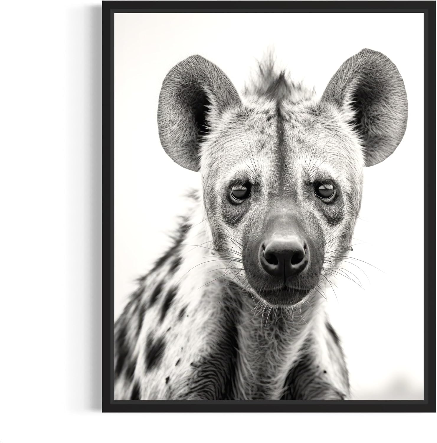 Amazon.com: Hyena Art Prints Posters, Black and White Photography Wall ...