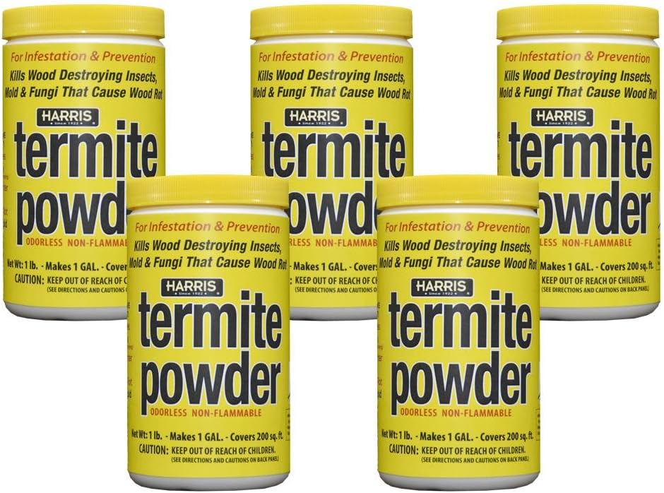 Amazon.com: Harris 16 oz. Termite Powder (Pack of 5) TERM16-5PK : Patio ...