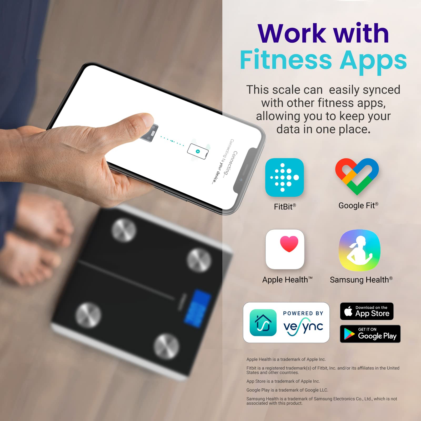 Etekcity Scales for Body Weight, Bathroom Digital Weight and Body Fat ...