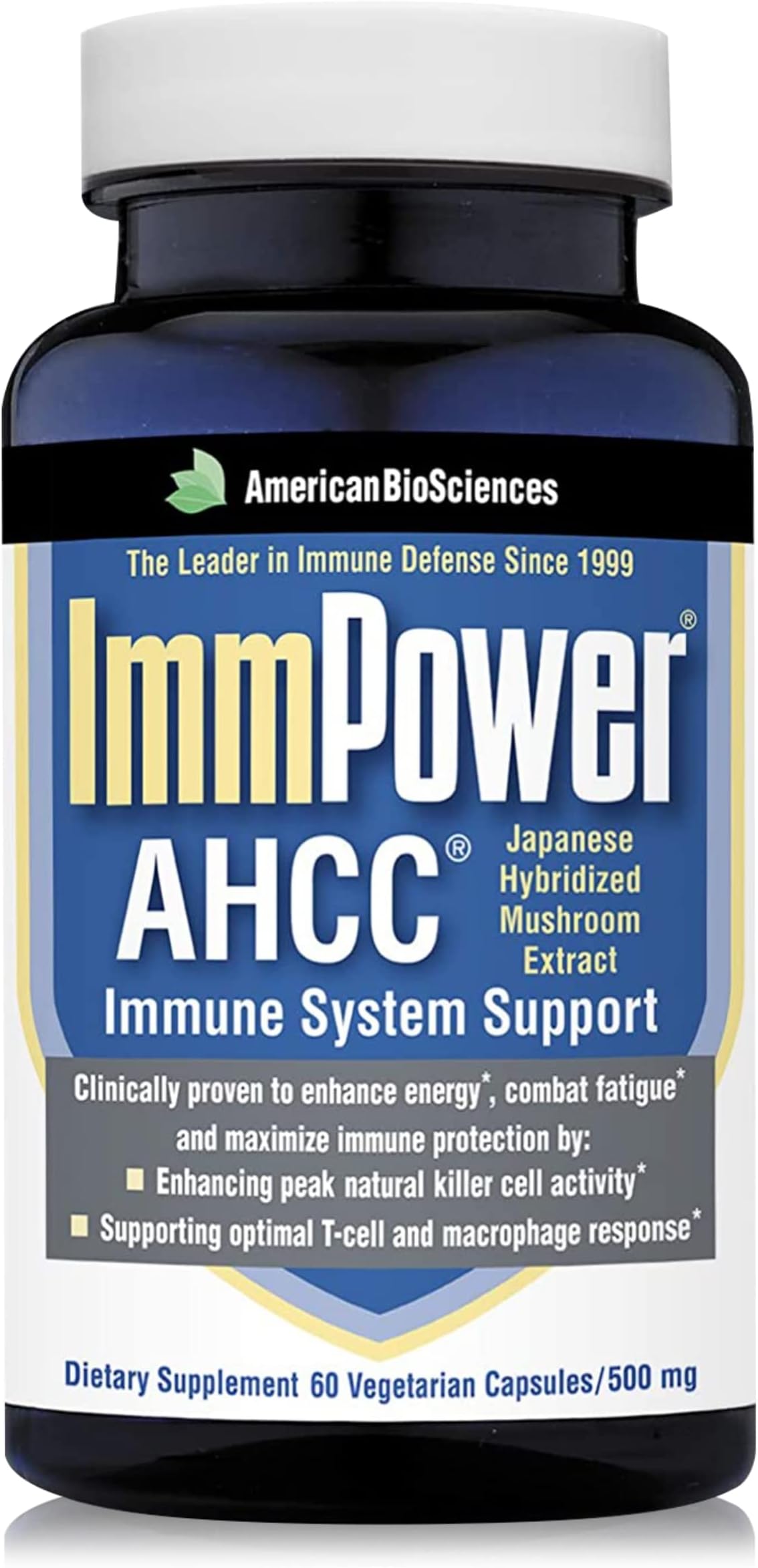Amazon.com: American BioSciences ImmPower, AHCC Mushroom Extract Immune ...