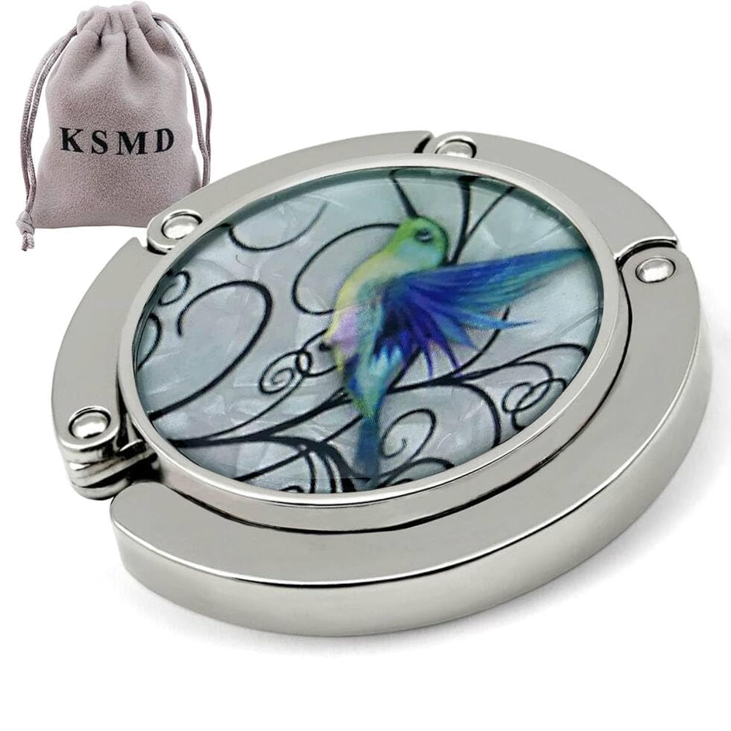 Amazon.com: KSMD Compact Round Purse Hooks for Table and Bars,Portable ...
