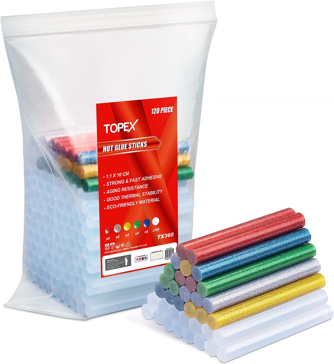 Bulk Clear Hot Melt Glue Sticks Adhesive Craft Stick Glue Gun DIY Tool ...