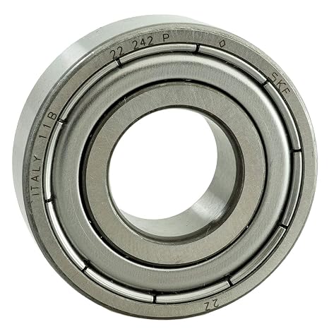 SKF 6312 ZZ C3 - Rodamientos de bolas ranuradas (4 unidades, 60 x 130 x ...