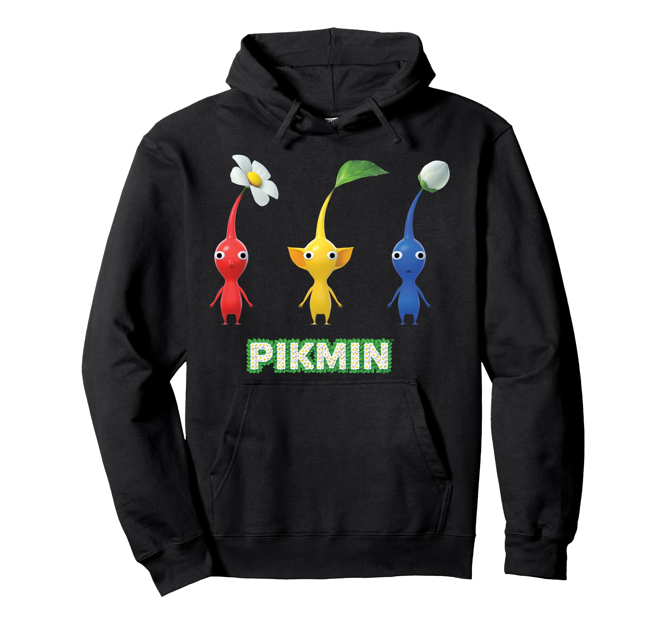 Amazon.com: Nintendo Pikmin Trio Simple Pullover Hoodie : Clothing ...