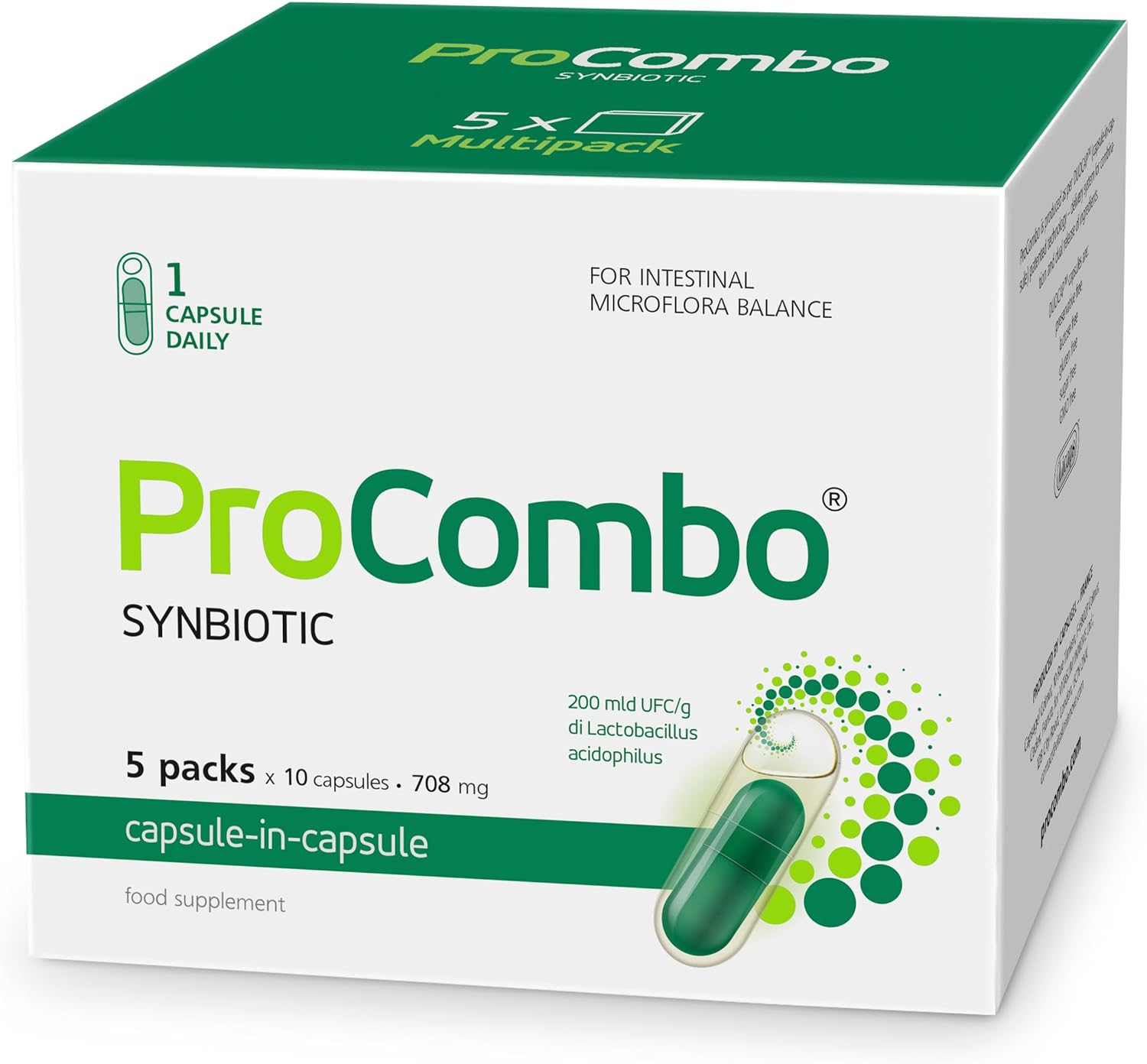 Amazon.com: ProCombo - The Smart synbiotic with targeted delivery of ...