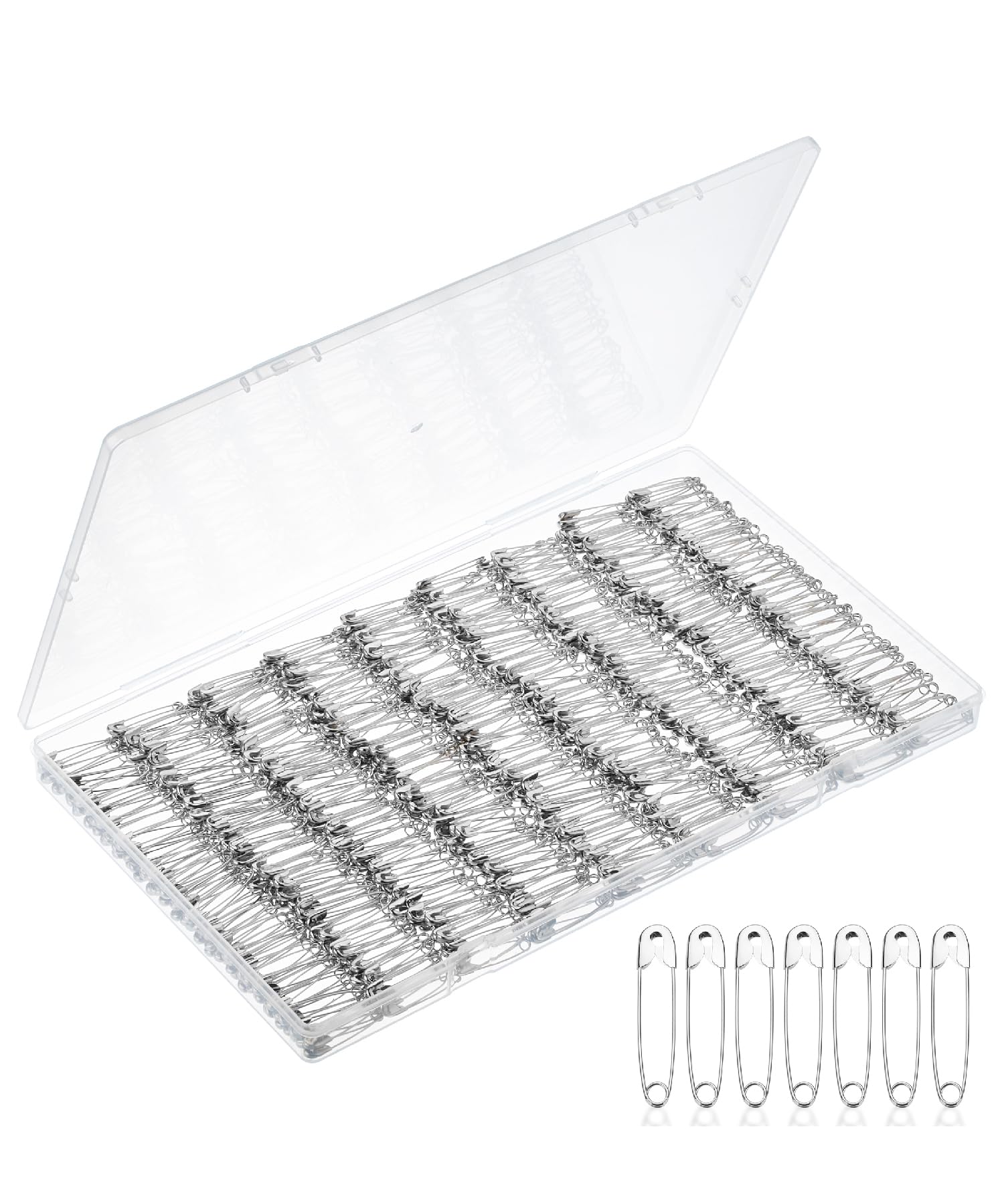 Amazon.com: Mr. Pen - 1000 Pack 1.1 Inch Silver Safety Pins - Bulk ...