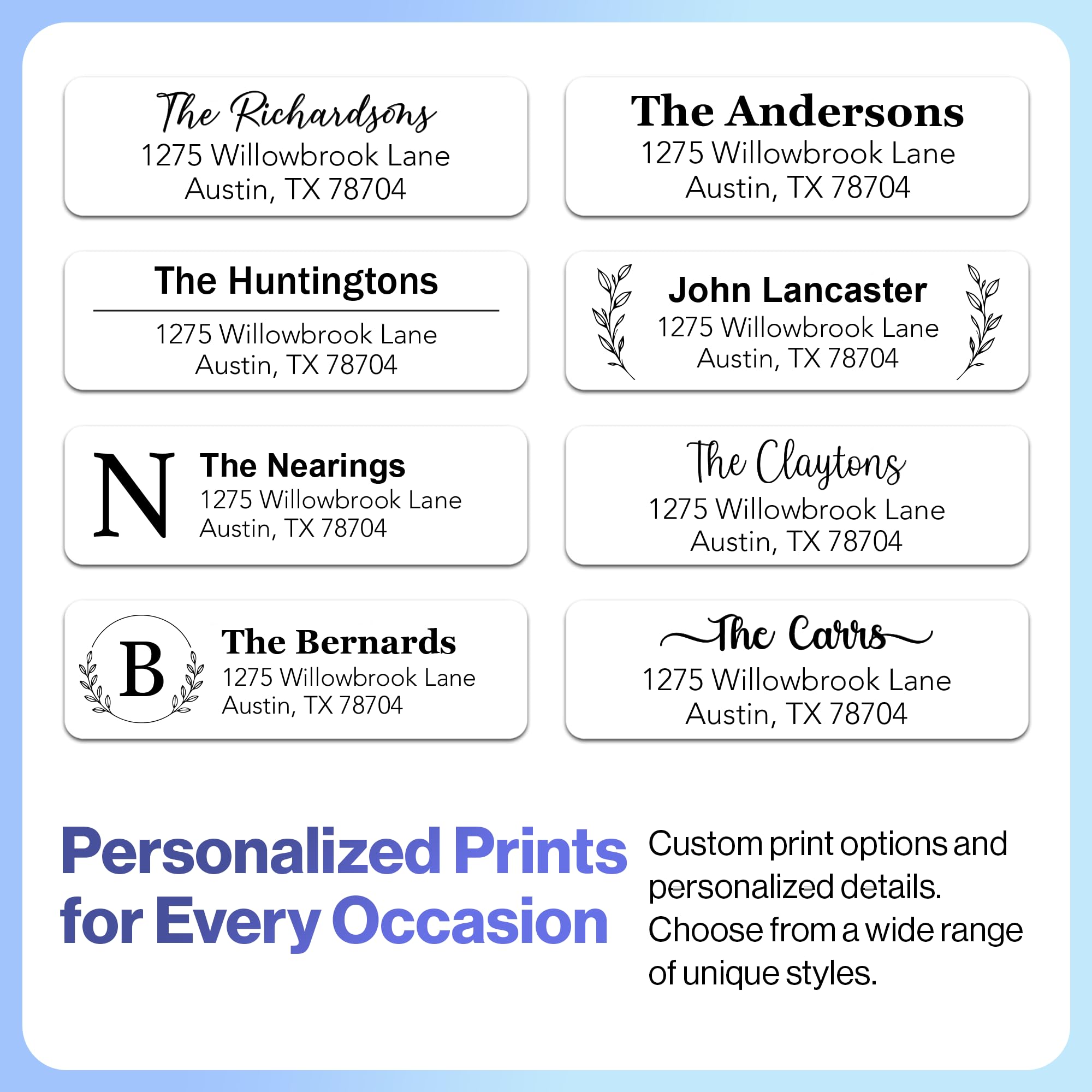 Business Return Address Labels