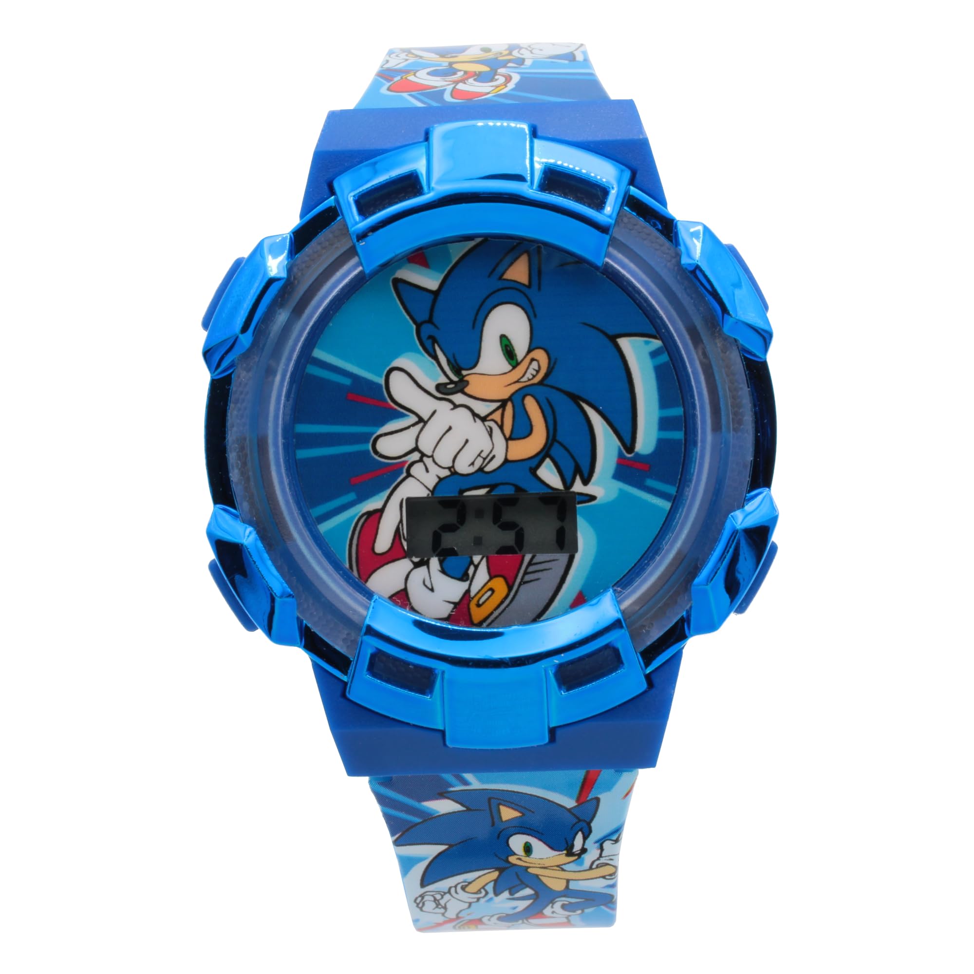 Sonic, The Hedgehog Digital Flashing LCD Watch (SNC4293MAC) : Amazon.ca ...