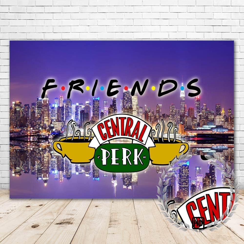 Amazon.com : Urban Friends Backdrop 7x5 Central Perk Backdrops Vinyl ...