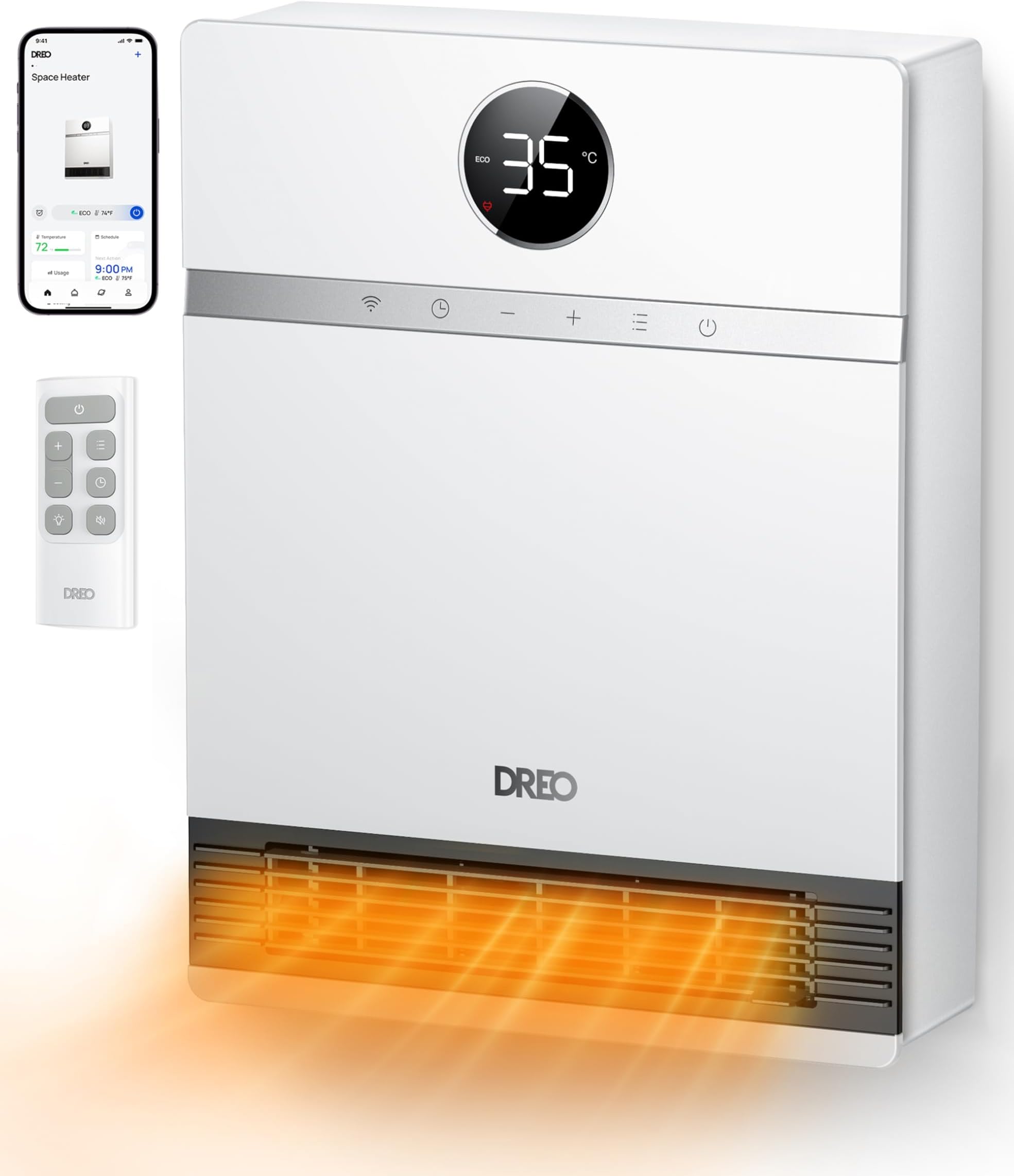 Dimplex FX20V Wall Mounted Fan Heater 2KW : Amazon.co.uk: Home & Kitchen