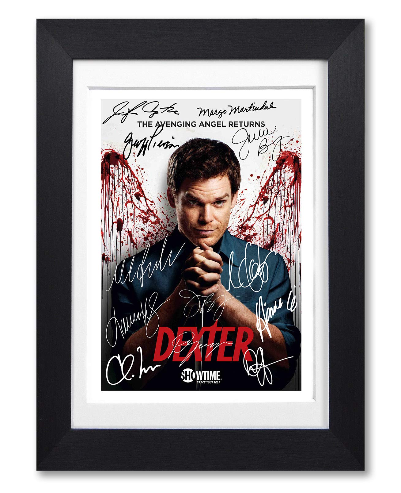Buy Memorabilia Dexter Cast Signed Autograph Signature Autographed A4 ...
