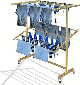 Amazon.com: Floor Standing Scarf Display Stand, Liftable Freestanding ...