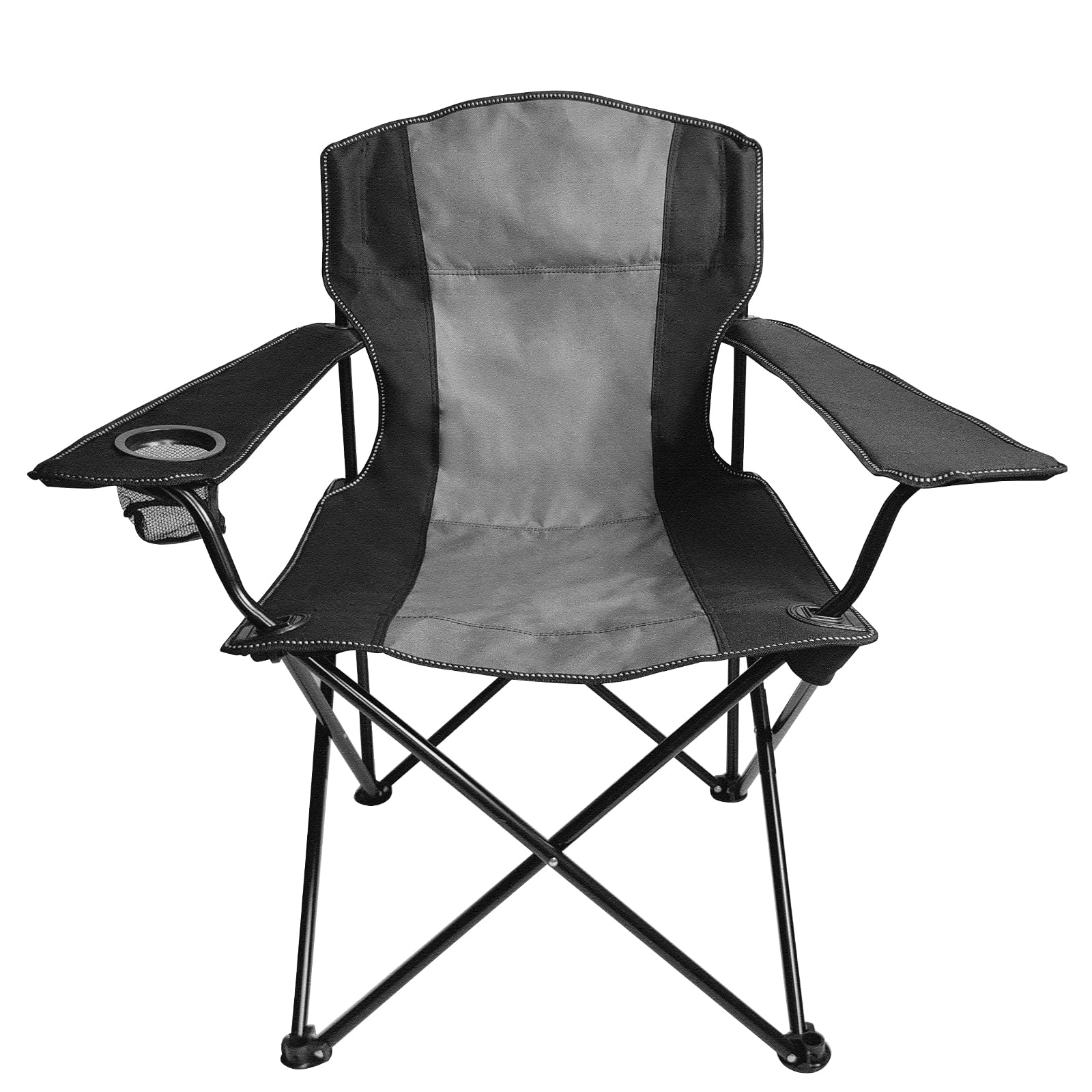 WILDROOTS Basic Camping Chair with Mesh Cup Holder,Collapsible Chair ...