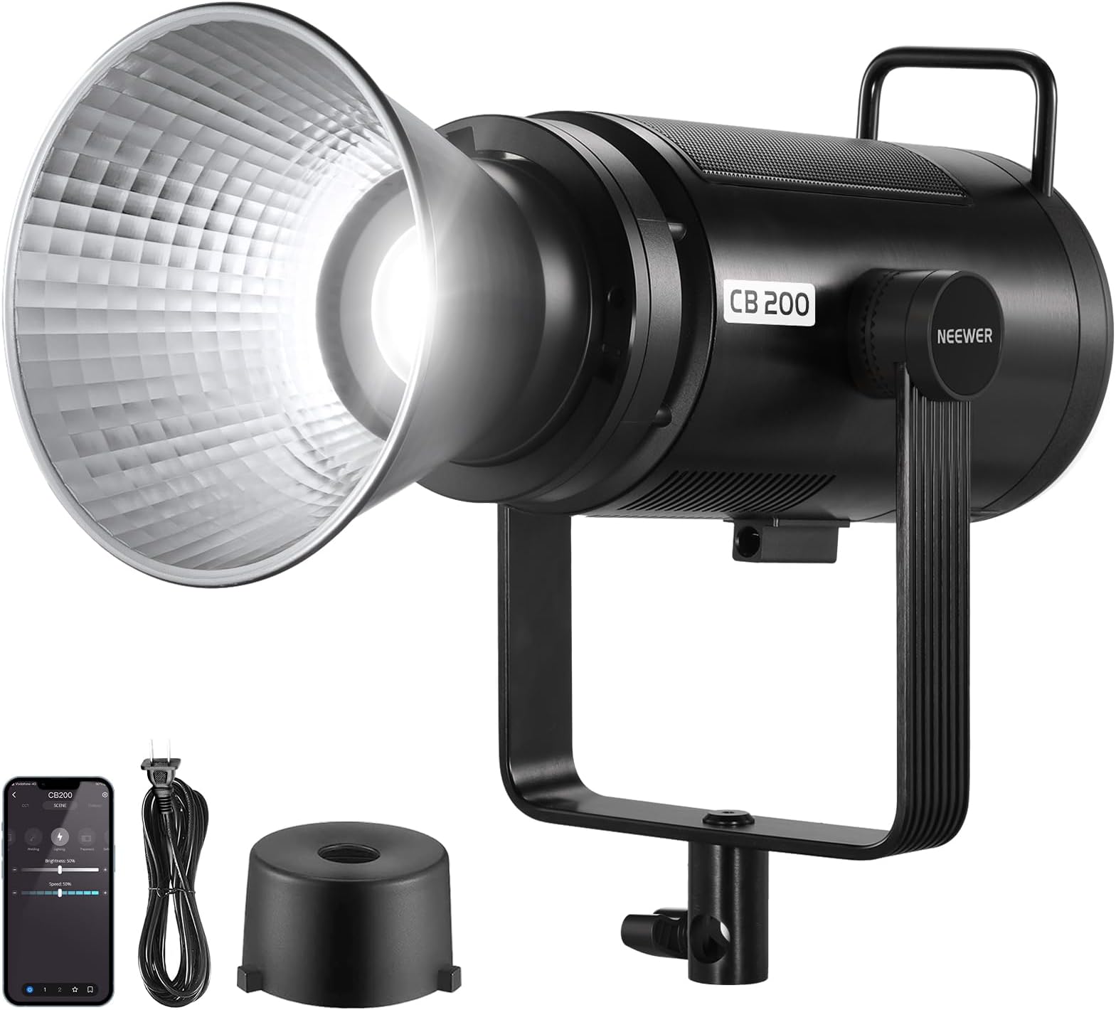 Amazon.com : NEEWER CB200 210W LED Video Light with 2.4G/APP Control ...