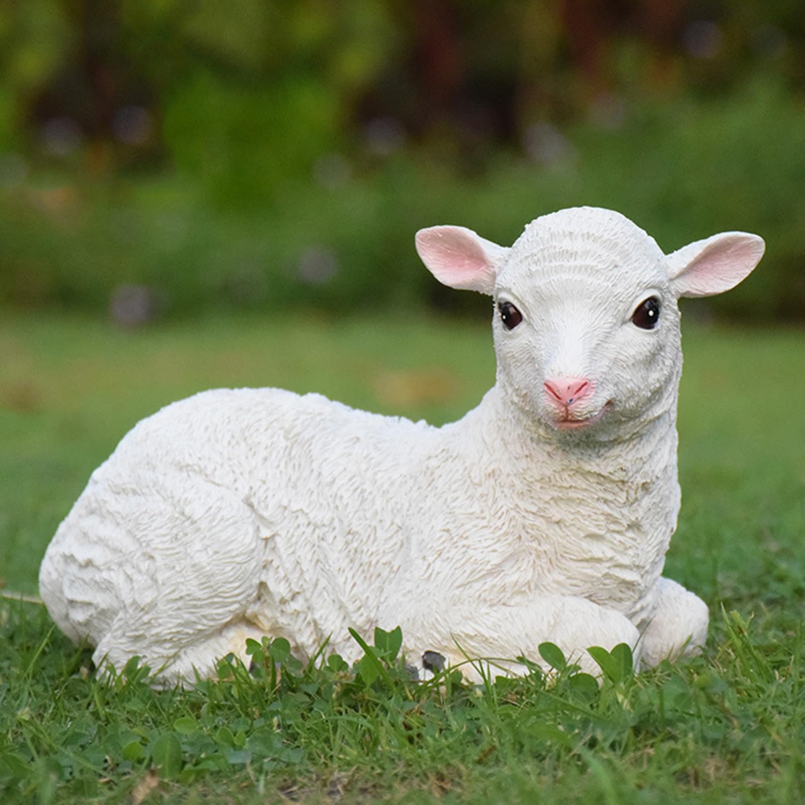 Amazon.com: POCHY Sheep Garden Statues, Farm Animal Sculpture, Outdoor ...